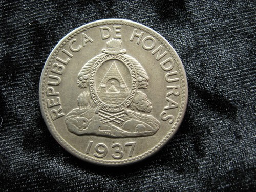 old world SILVER coin HONDURAS 1 un lempira 1937 KM75 "Indian" (100) | eBay