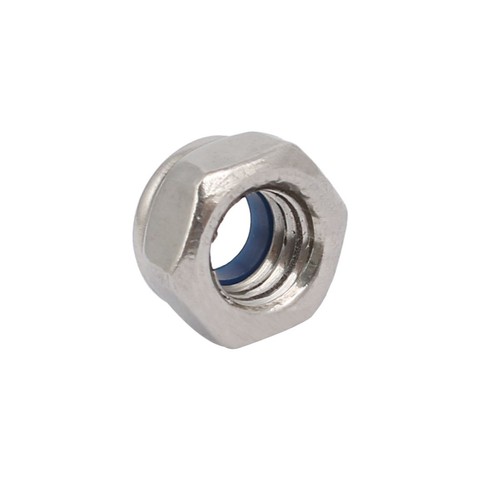 8Pc M6 x 1mm Pitch Metric Thread 304 Stainless Steel Left Hand Lock ...
