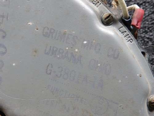 G-3801A-1A (Alt: 0322006-10) Grimes Landing Light Assembly w Retainer Band | eBay