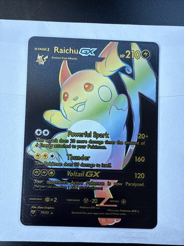 Pokémon Raichu Custom Card | eBay