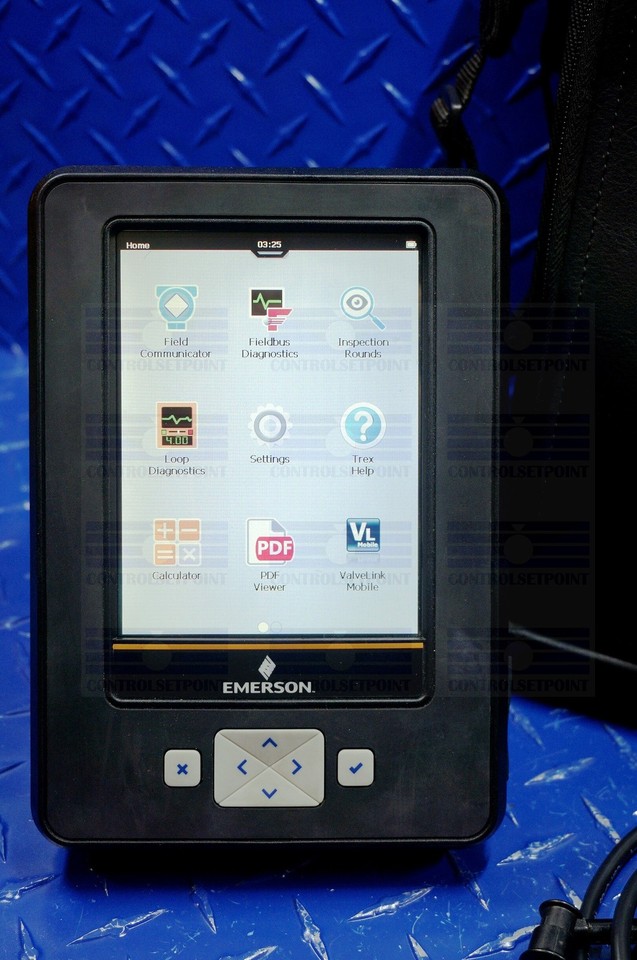 EMERSON ROSEMOUNT AMS TREX COMMUNICATOR COMPLETE WITH CHARGER AND CASE ...
