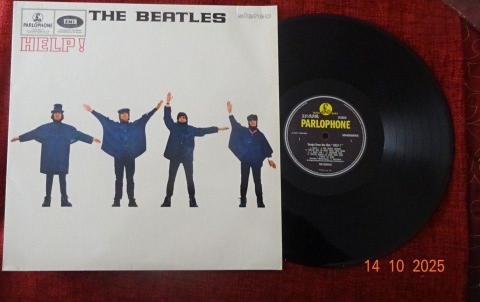 THE BEATLES--HELP---REISSUE-12" VINYL ALBUM+BOOK--DIGITAL REMASTERED ...