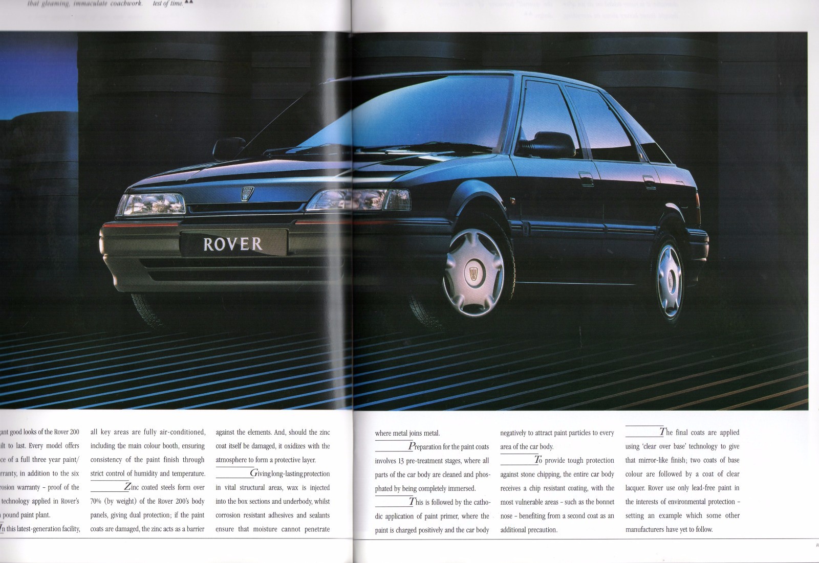 Rover 200-Series 1991-92 UK Market Sales Brochure 214 216 218D 220 ...