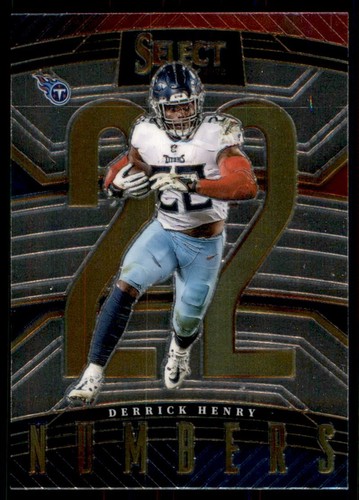 Derrick Henry 2022 Select Tennessee Titans Numbers SN-12 | eBay