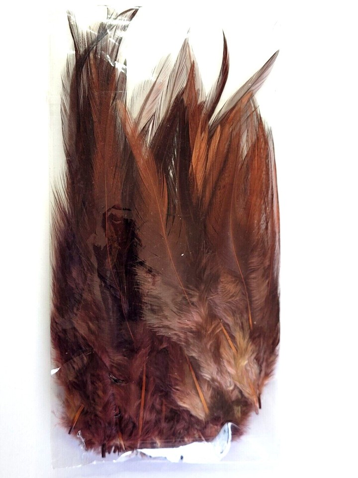 CHINESE SADDLE HACKLE - 4" - 6" - 22 COLORS - Fly Tying Materials ...