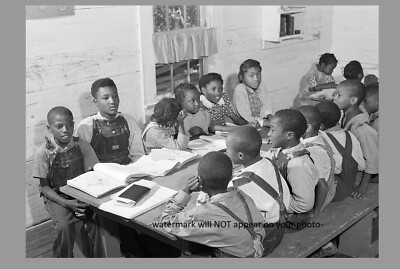 1941 African American School PHOTO Black Children Class Segregation ...