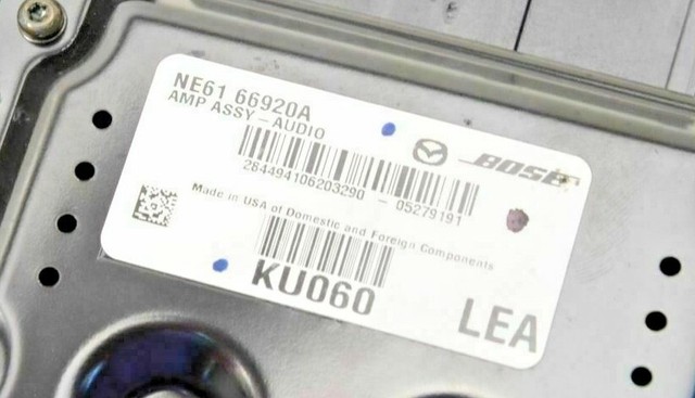 Amp Bose Amplifier OEM 2006 - 2008 Mazda Miata Mx-5 | Ne61 66920a for ...