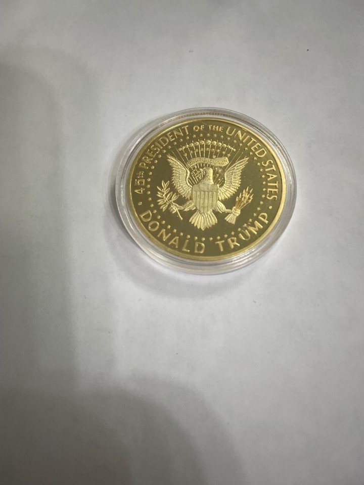 1 PC Donald Trump Coin President US LIBERTY Commemorative EAGLE 2017 ...