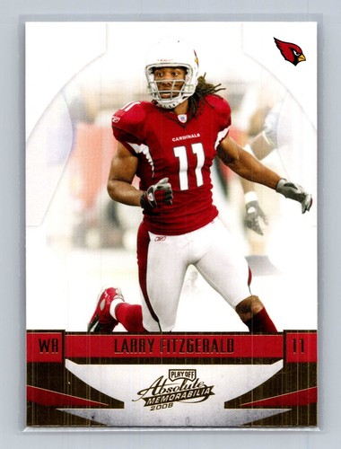 2008 Absolute Memorabilia #4 Larry Fitzgerald Arizona Cardinals ...