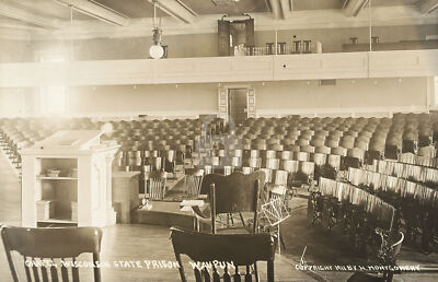 Chapel, Wisconsin State Prison, Waupun 1911 RPPC Photo Postcard Copy | eBay