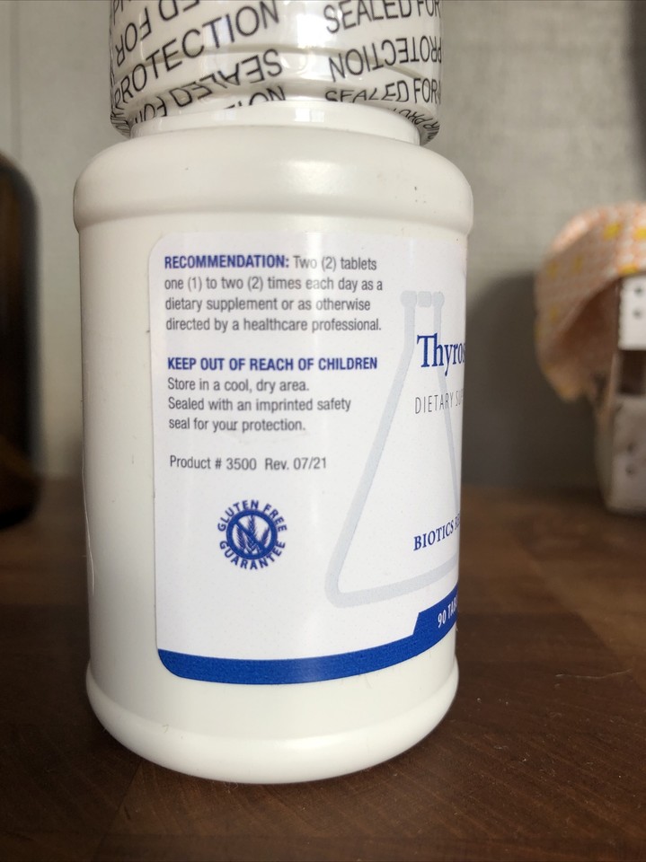 Biotics Research THYROSTIM 90 Tab Natural Thyroid Hormone Pituitary ...