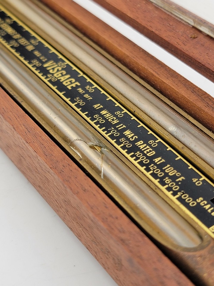 Rare Antique Louis Eitzen Visgage Oil Viscosity Comparator Instrument w ...