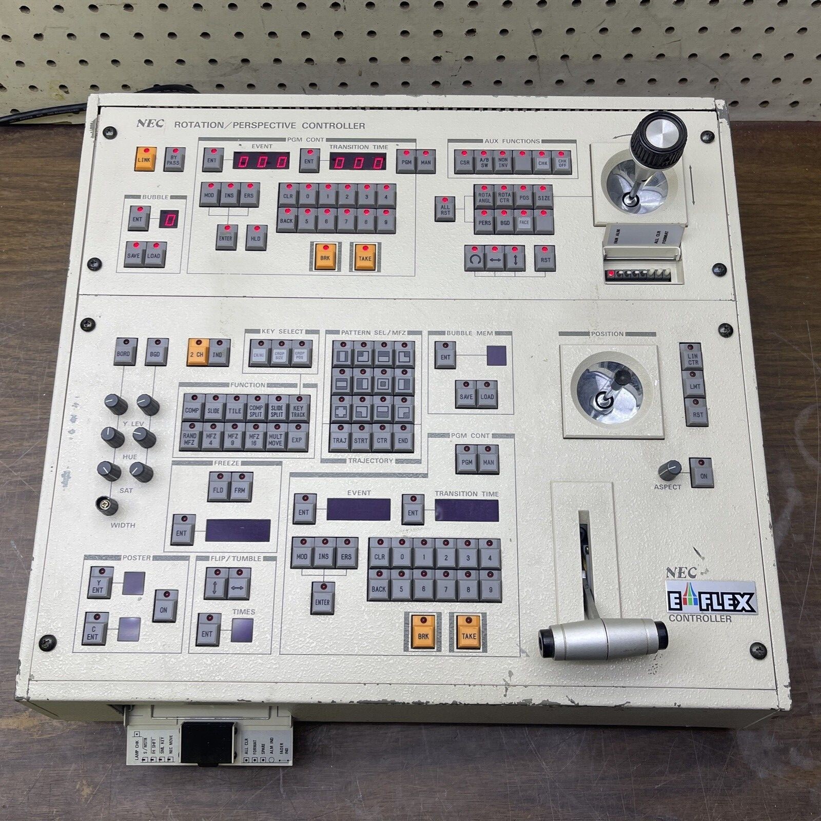 Sony NEC Video Switcher NEC ROTATION/PERSPECTIVE CONTROLLER E FLEX ...