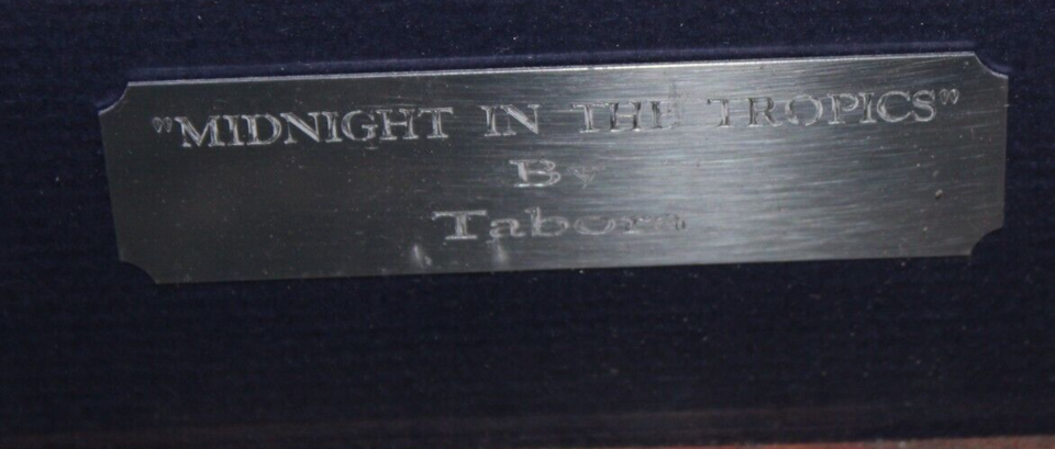 Roy Tabora Framed Prints signed & Numbered Midnight in Tropics | eBay