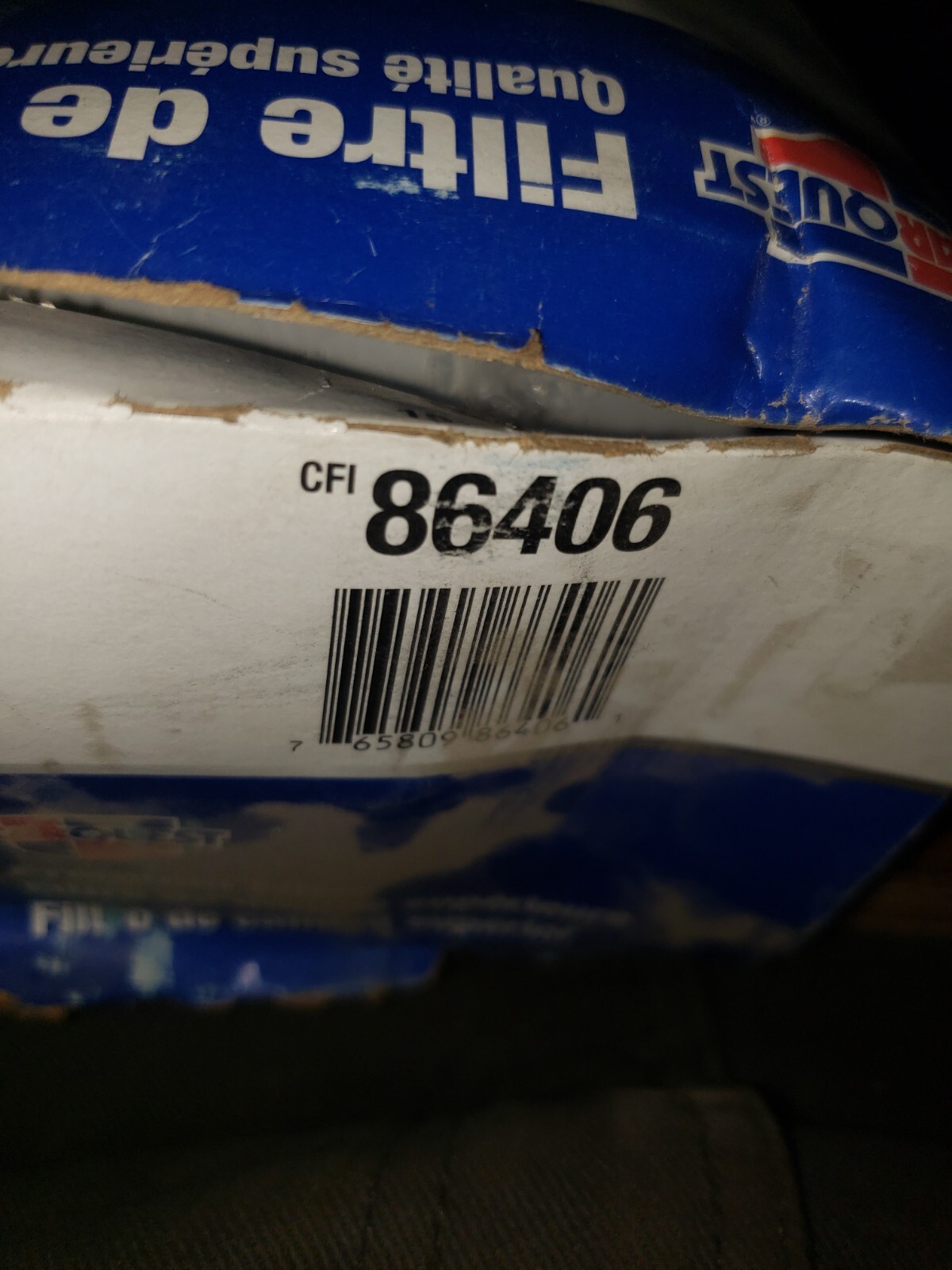 CARQUEST 86406 - Fuel filter cross reference