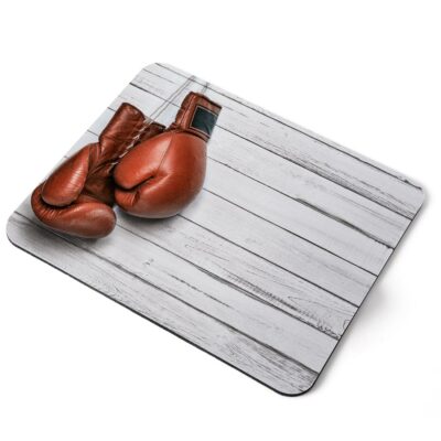 Mouse Mat Pad - Boxing Gloves Retro Sports Laptop PC Desk Office #3132 ...