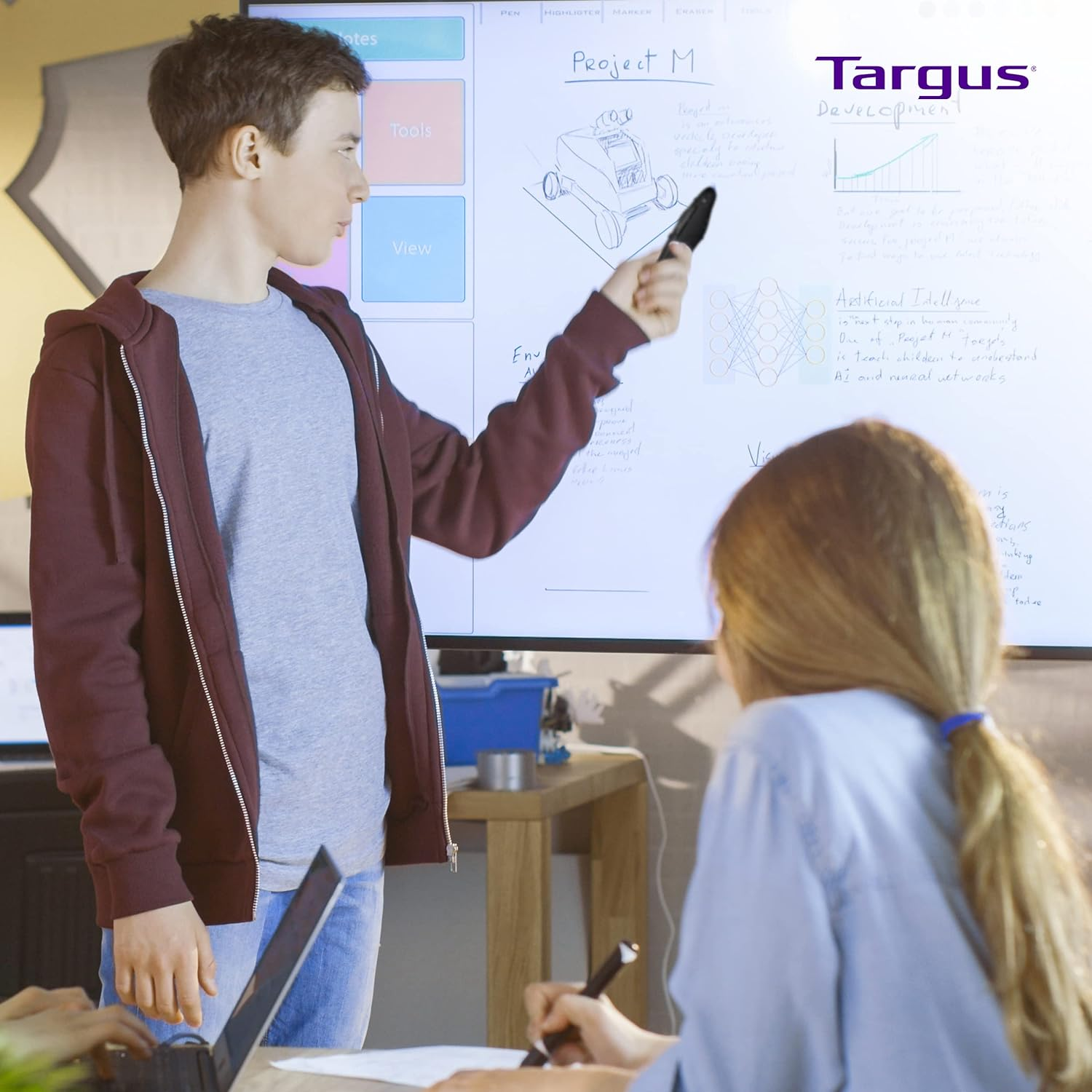 Bluetooth Wireless Presentation Clicker Laser Pointer for Meetings and ...