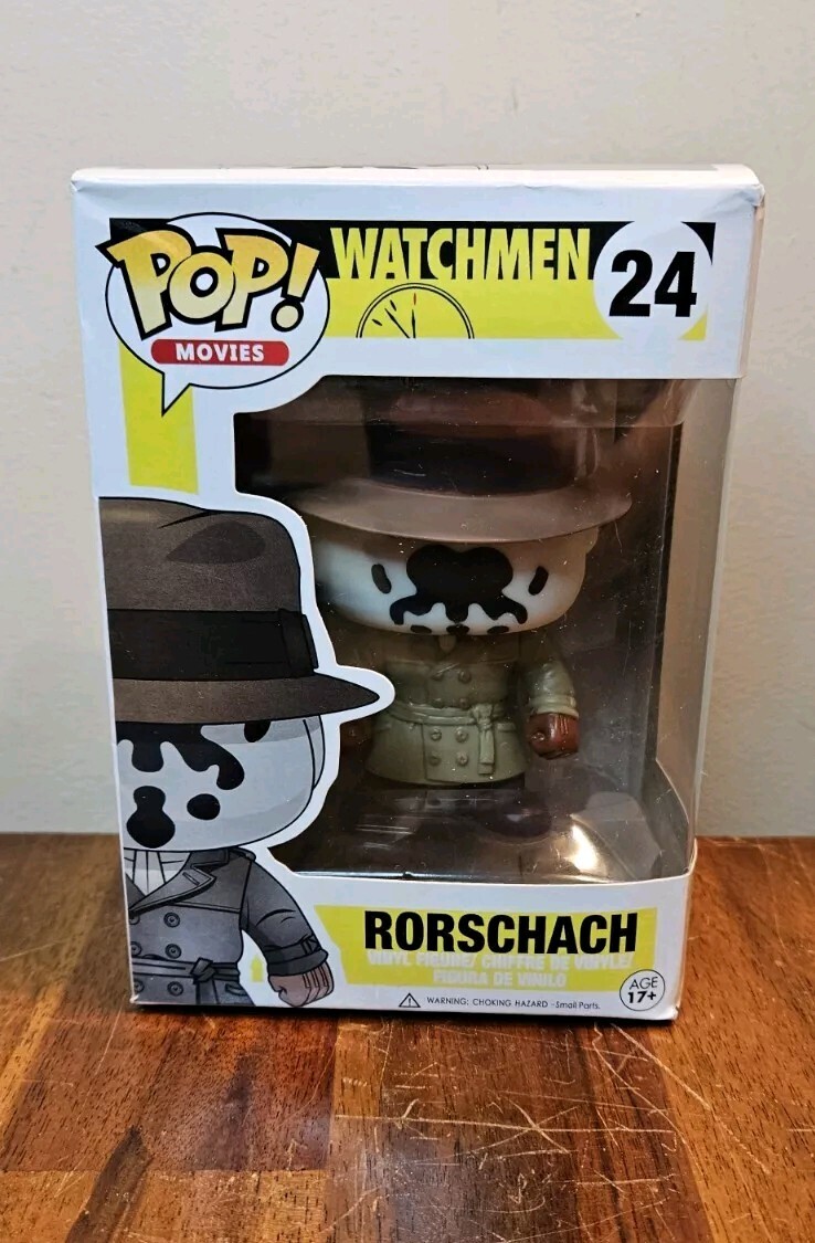 Funko Pop Watchmen Rare Vaulted Retired # 24 Rorschach | eBay