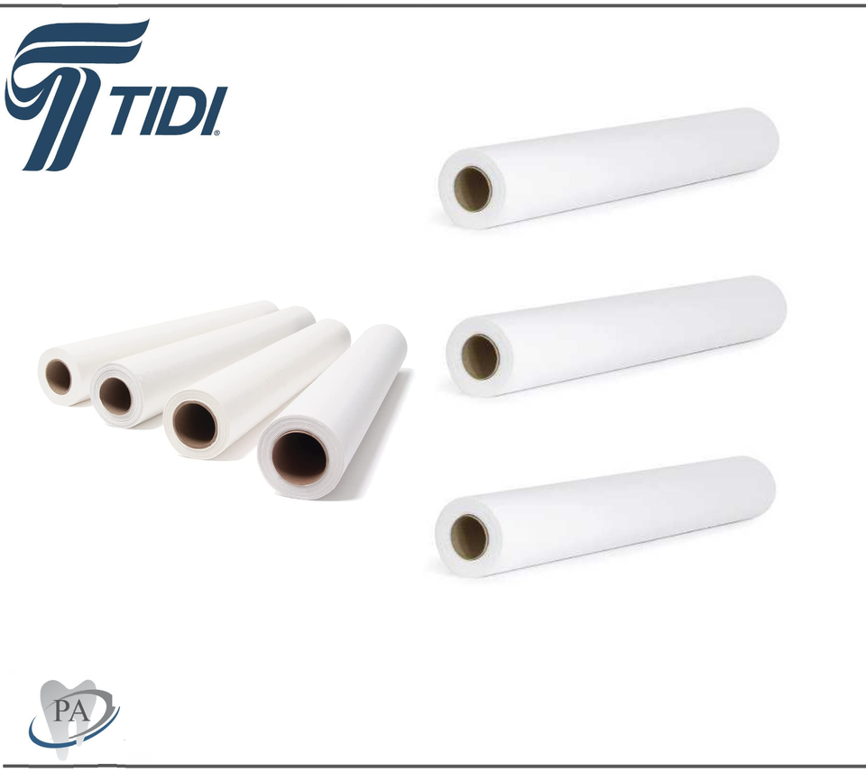 TIDI Exam Table Paper, 18" x 225 ft, Crepe, Smooth, Medical, Spa, 6/12 ...