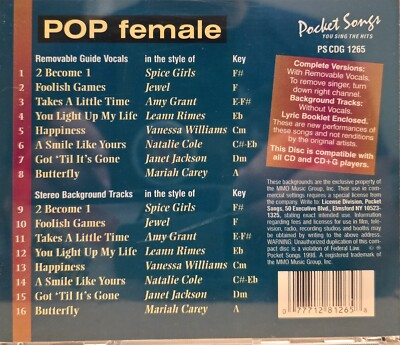 1265 POP POCKET SONGS KARAOKE CDG LOT MI | eBay