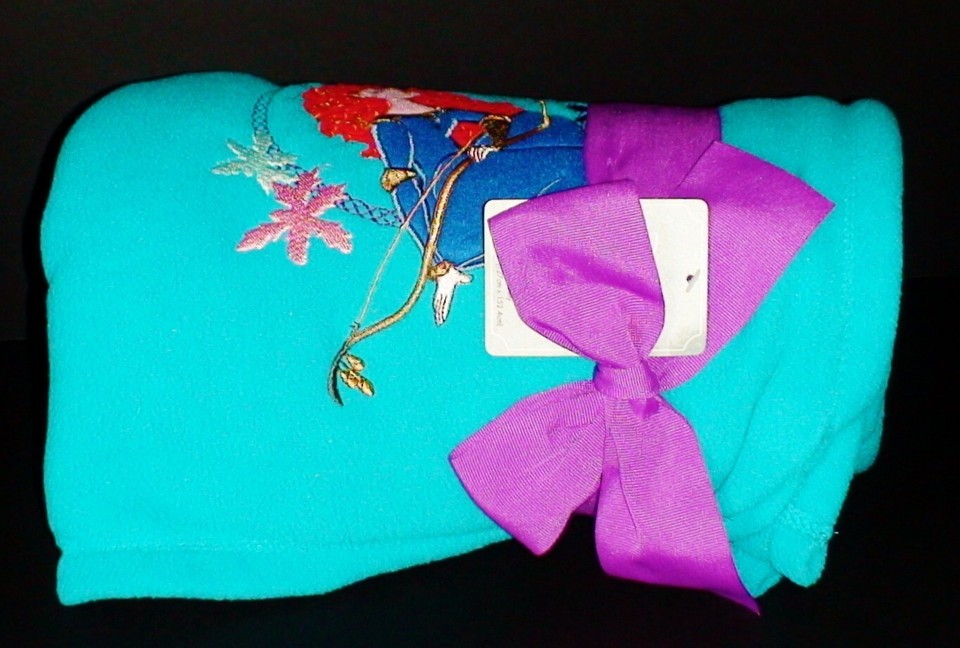 2012 Disney - Princess Merida Character Fleece Throw Blanket - Brave ...