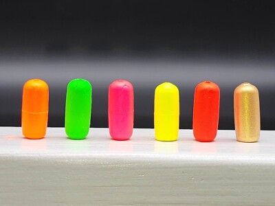 24 Pill Floats small Pompano Foam Floating Spacers Walleye Lure Bodies ...