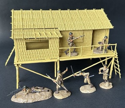 Airfix 1:32 Bamboo House (Vintage 1976) WWII Japanese Jungle Outpost ...