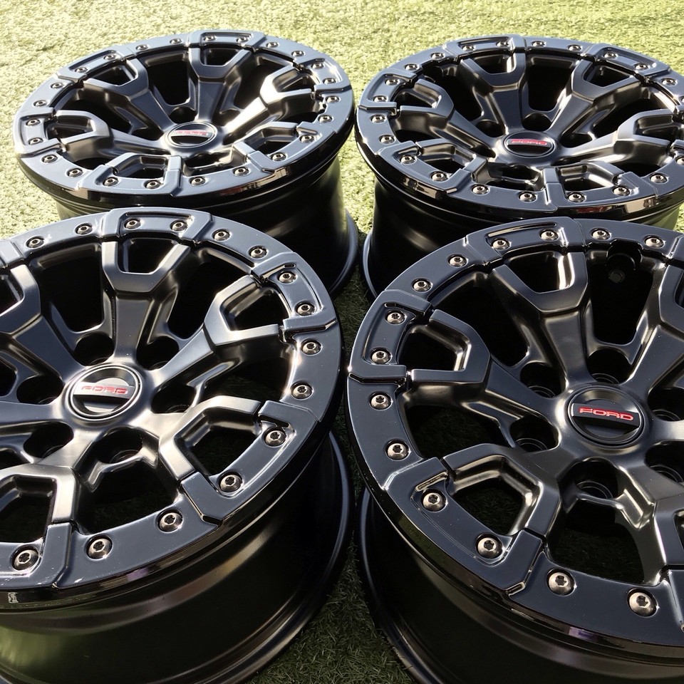 17 FORD RAPTOR BRONCO F150 RIMS OEM STOCK WHEELS FACTORY BLACK ...