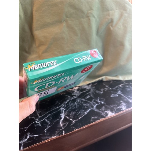 CD-RW 5 Pack Blank 4X 700MB 80 Minutes Rewritable Computer Memorex CD ...