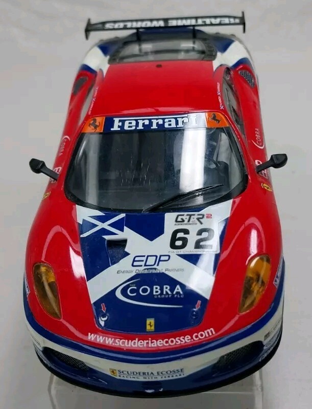 Scalextric Ferrari F430 GT #60 1/32 Slot Car N Kinch A Kirkaldy Red ...