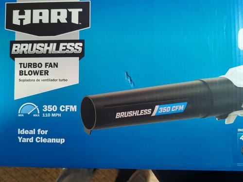 HART 20V Cordless Turbo Fan Blower Kit -(1) 4.0ah battery & (1) Fast ...