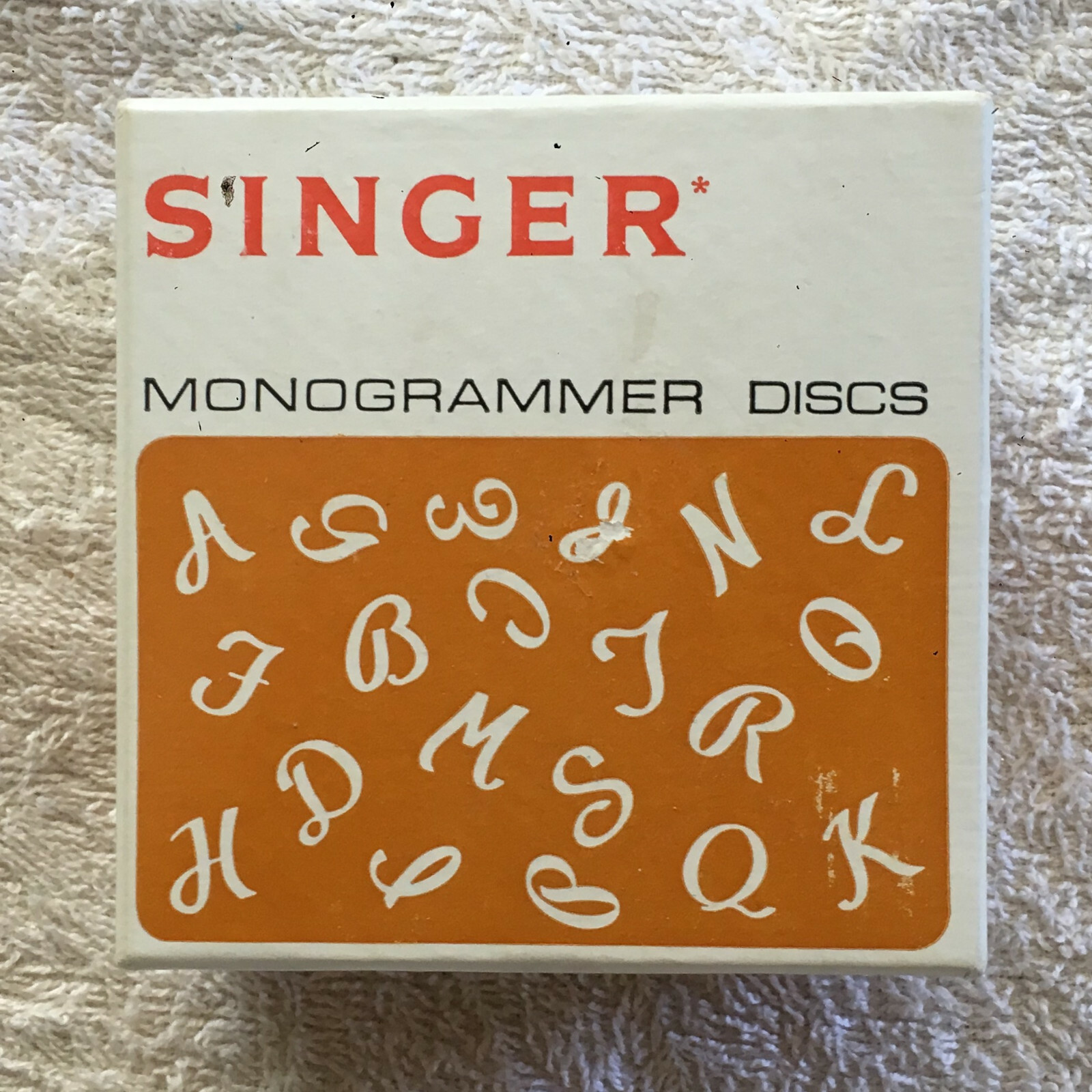 Vtg 25 Singer Monogrammer Cams Discs # 171288 Missing A, H, O, 2 Q’s ...