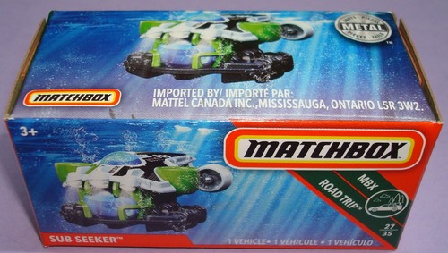 RARE NEW 2018 Matchbox SUB SEEKER Power Grabs 104/125 MBX Road Trip 27/ ...