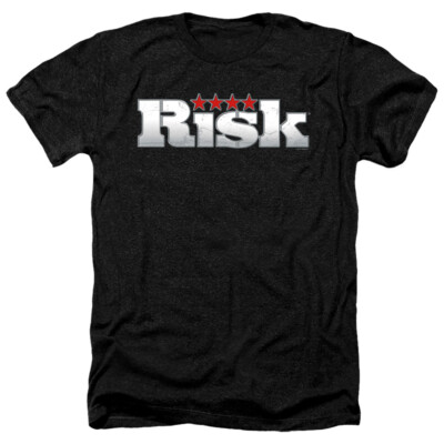 Risk Game Heather T-Shirt Logo Black Tee | eBay