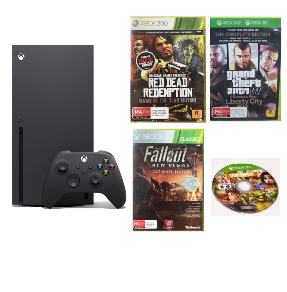 Xbox Series X 1TB Video Game Console +GTA4, RDR1, Fallout New Vegas ...