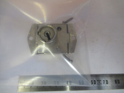 SPENCER AO LOCK WITHOUT KEY for CABINET MICROSCOPE PART AS PICTURED &H1 ...