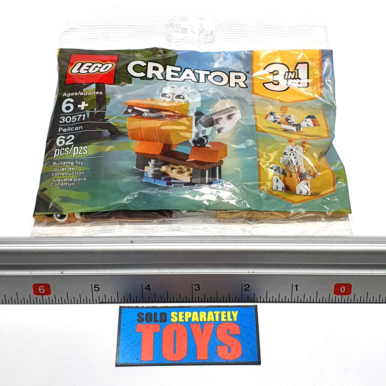 LEGO Creator Pelican 62pzs 30571 3 in 1 bunny bird bat building blocks ...