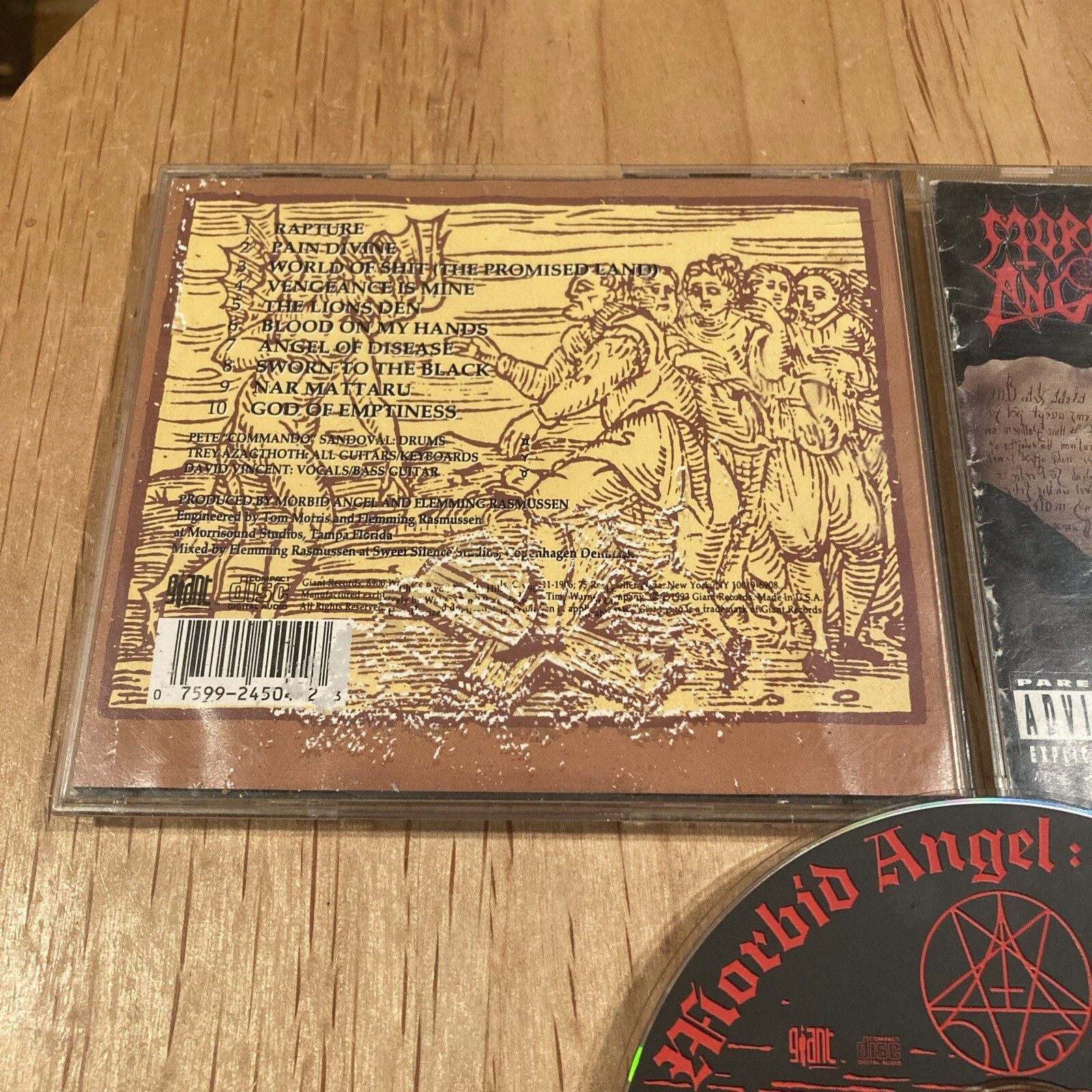Morbid Angel - Covenant CD 1st US press READ DESCRIPTION immolation ...