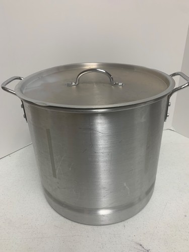 32 Qt Aluminum Stock Pot with Lid | eBay