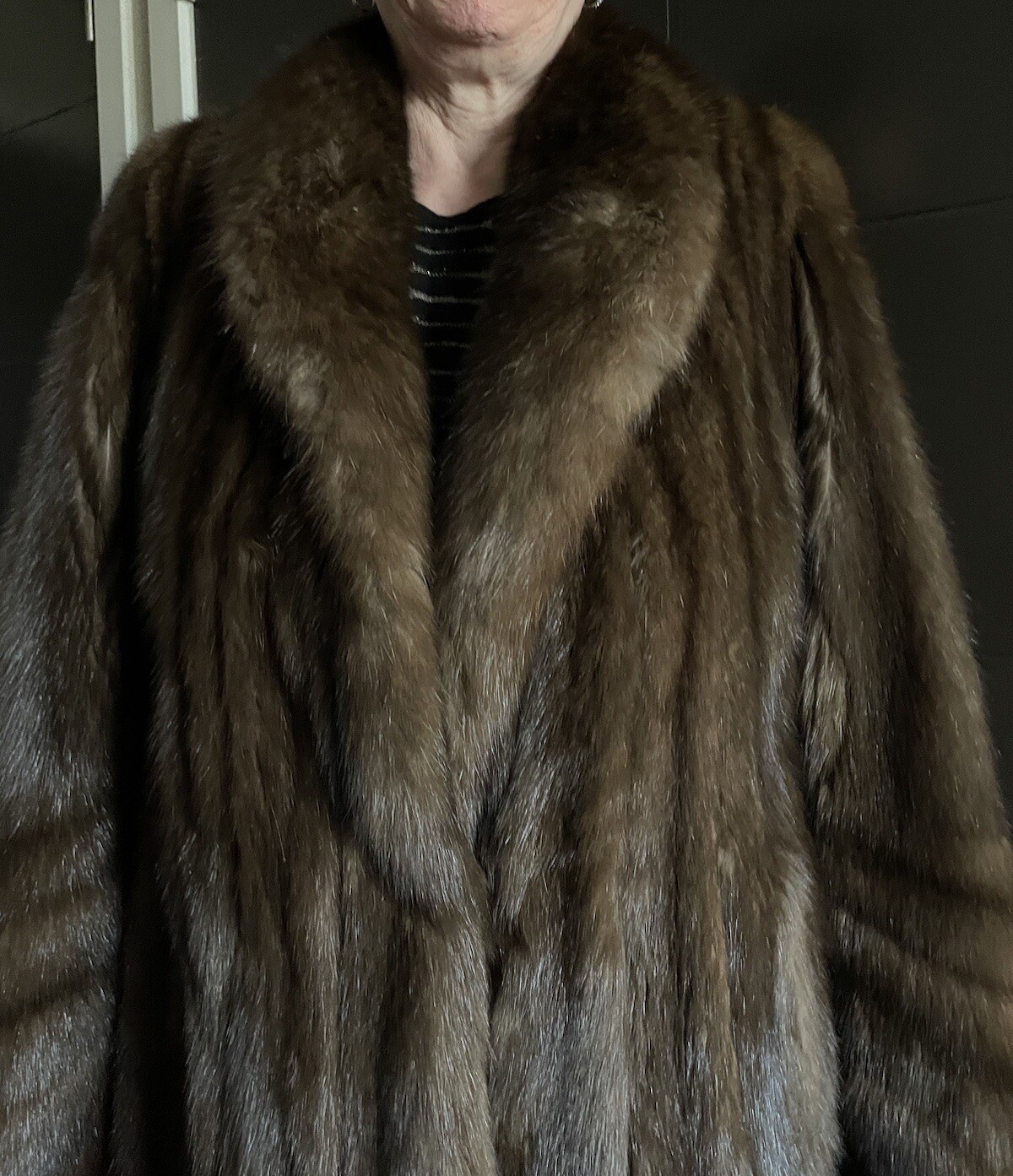 Opulent 100,000$ RUSSIAN SABLE FUR COAT Fits Sizes XL 2XL 3XL US Size 14-18 | eBay