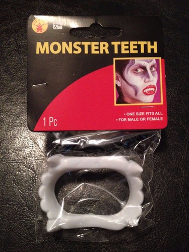 Monster Teeth - Fake Reusable Monster Teeth - Great Theatrical Makeup ...