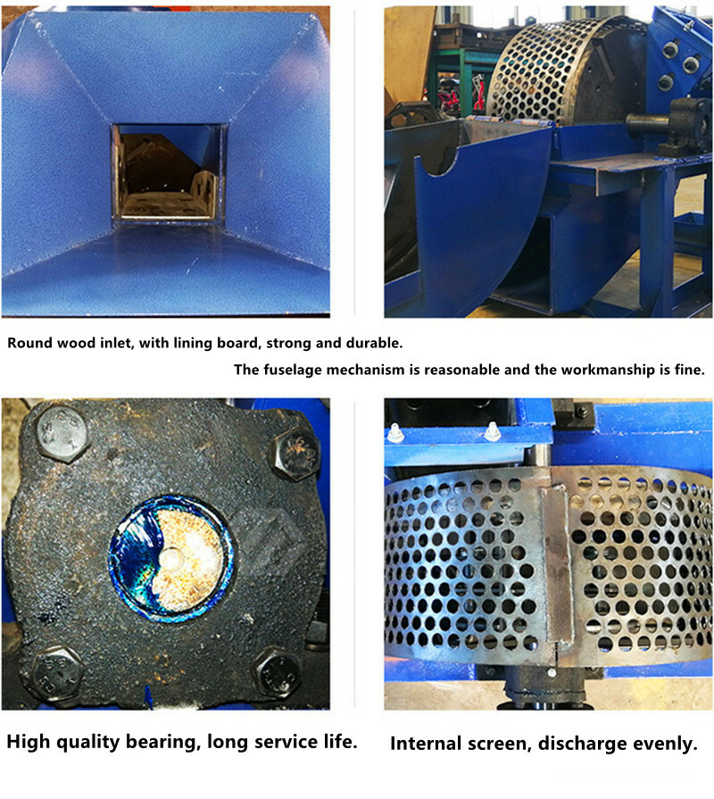 Wood Branches Pulverizer Sawdust Crusher Powder Machine Tree Grinder ...