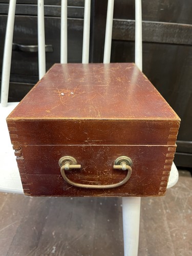 VINTAGE E. LEITZ-WETZLAR MICROSCOPE WOOD CASE | eBay