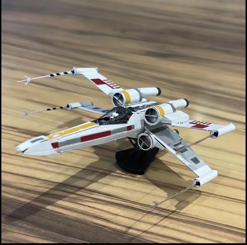 STAR WARS STAR FIGHTER METAL 3D MINITURE MODEL DIY KIT | eBay UK