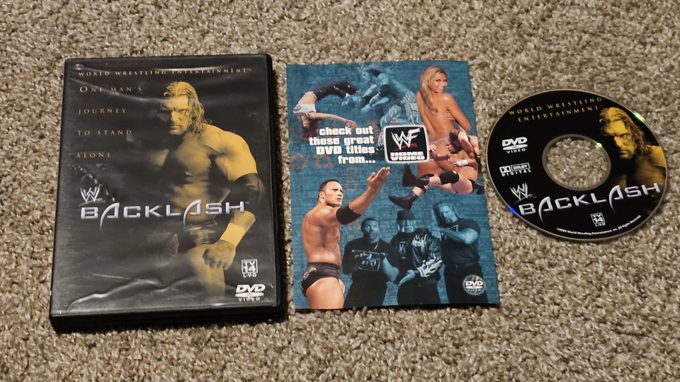 wwe BACKLASH 2002 wrestling dvd wwf | eBay