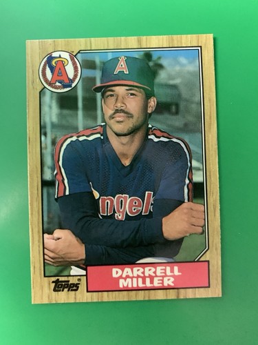 1987 Topps Tiffany Darrell Miller California Angels #337 | eBay