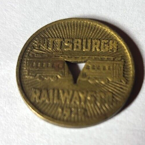 1922 Pittsburgh, PA Railways Co. Transit Trolley Token - Pennsylvania ...