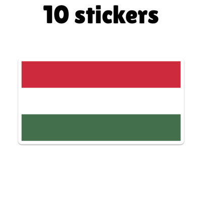 Hungary Flag Sticker Decal Vinyl Fade & Waterproof | eBay Australia