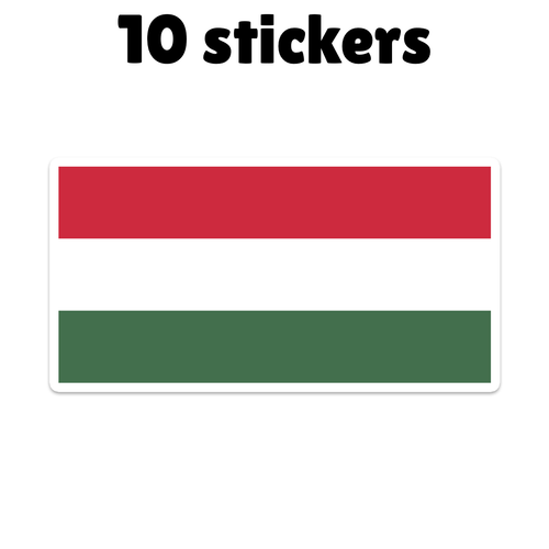 Hungary Flag Sticker Decal Vinyl Fade & Waterproof | eBay