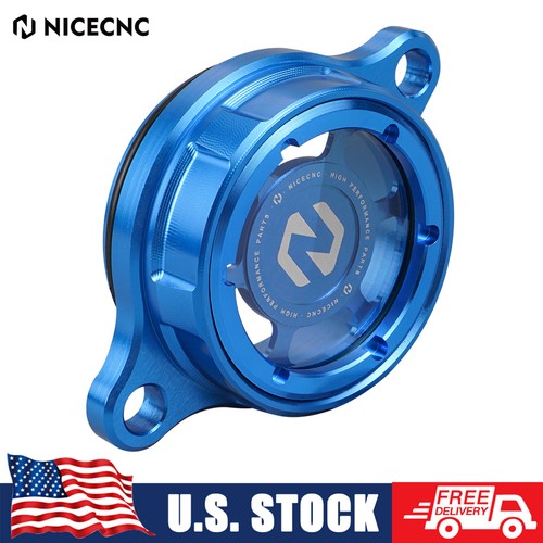 CNC Engine Oil Filter Cover Cap For Yamaha YZ250F YZ450F WR 250F 450F ...